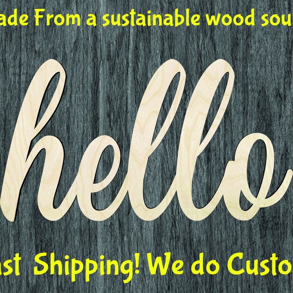 Wood Word Cutouts - Etsy