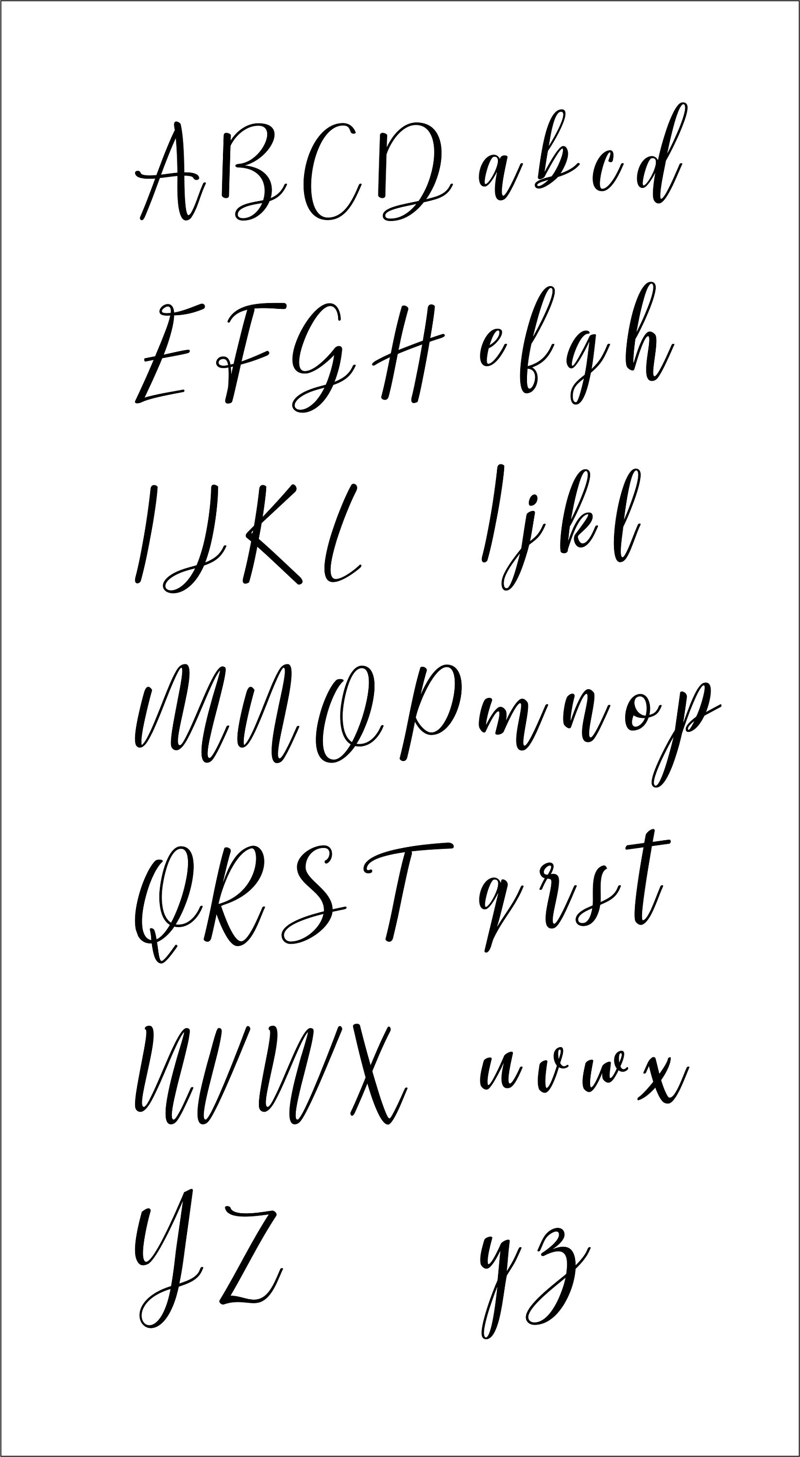 Custom Script Word Cutout-multiple Sizes Wood Craft Supply - Etsy