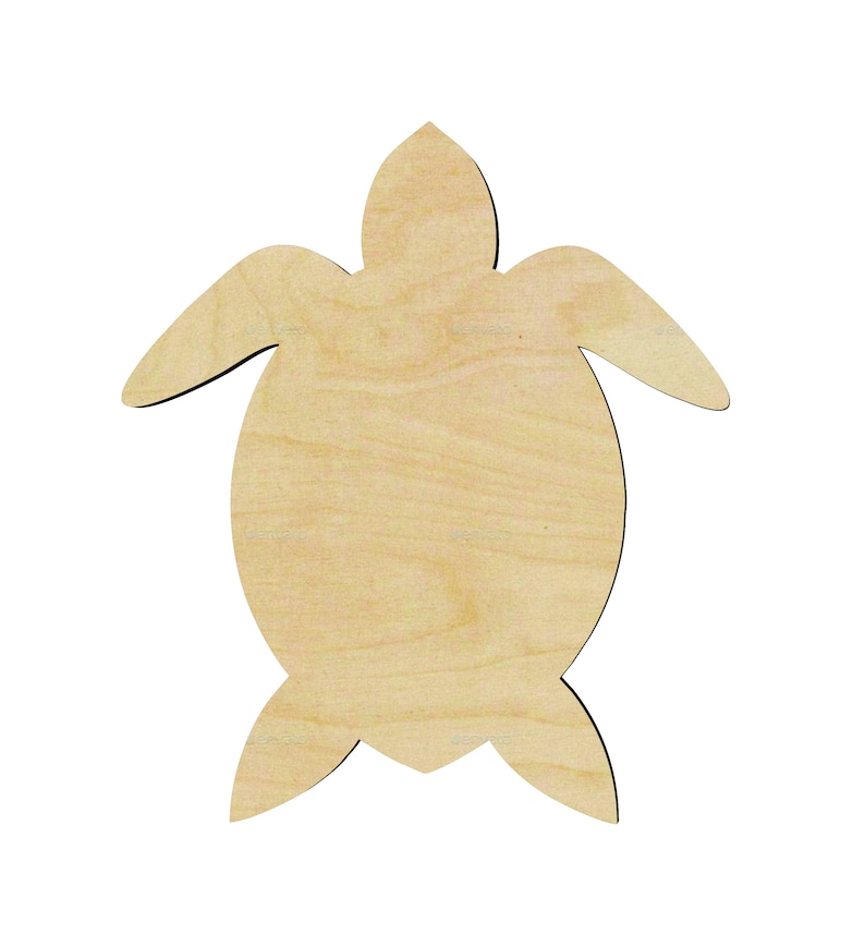 Sea Turtle multiple Sizes Wood Cut Outs Wood Craft | Etsy