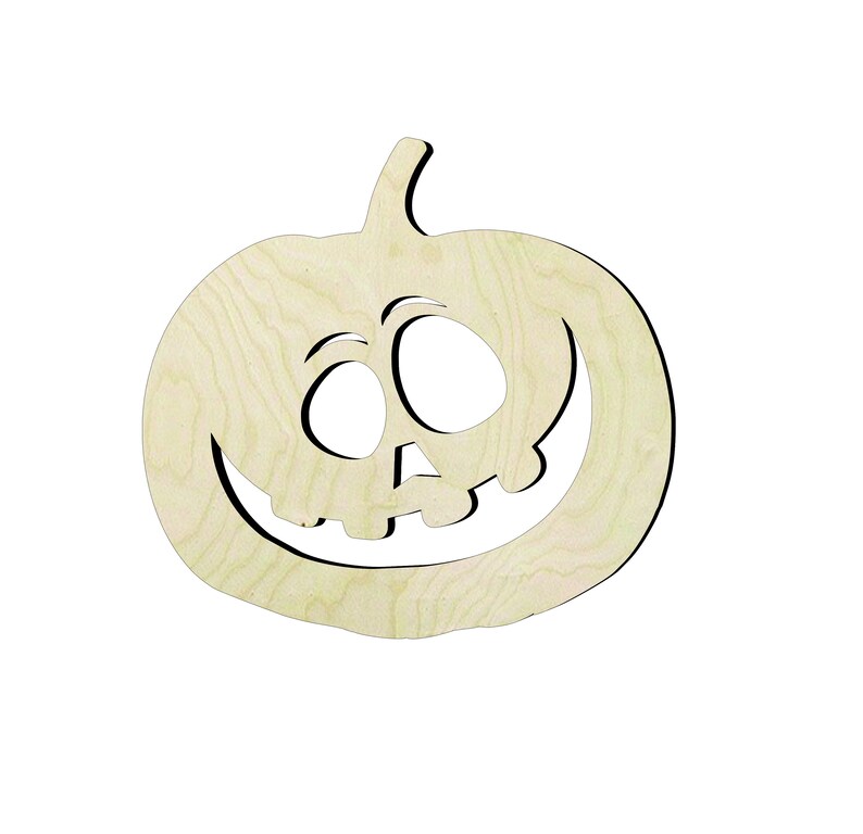 2 20 Pumpkin Face Cut Outs Wood Craft - Etsy