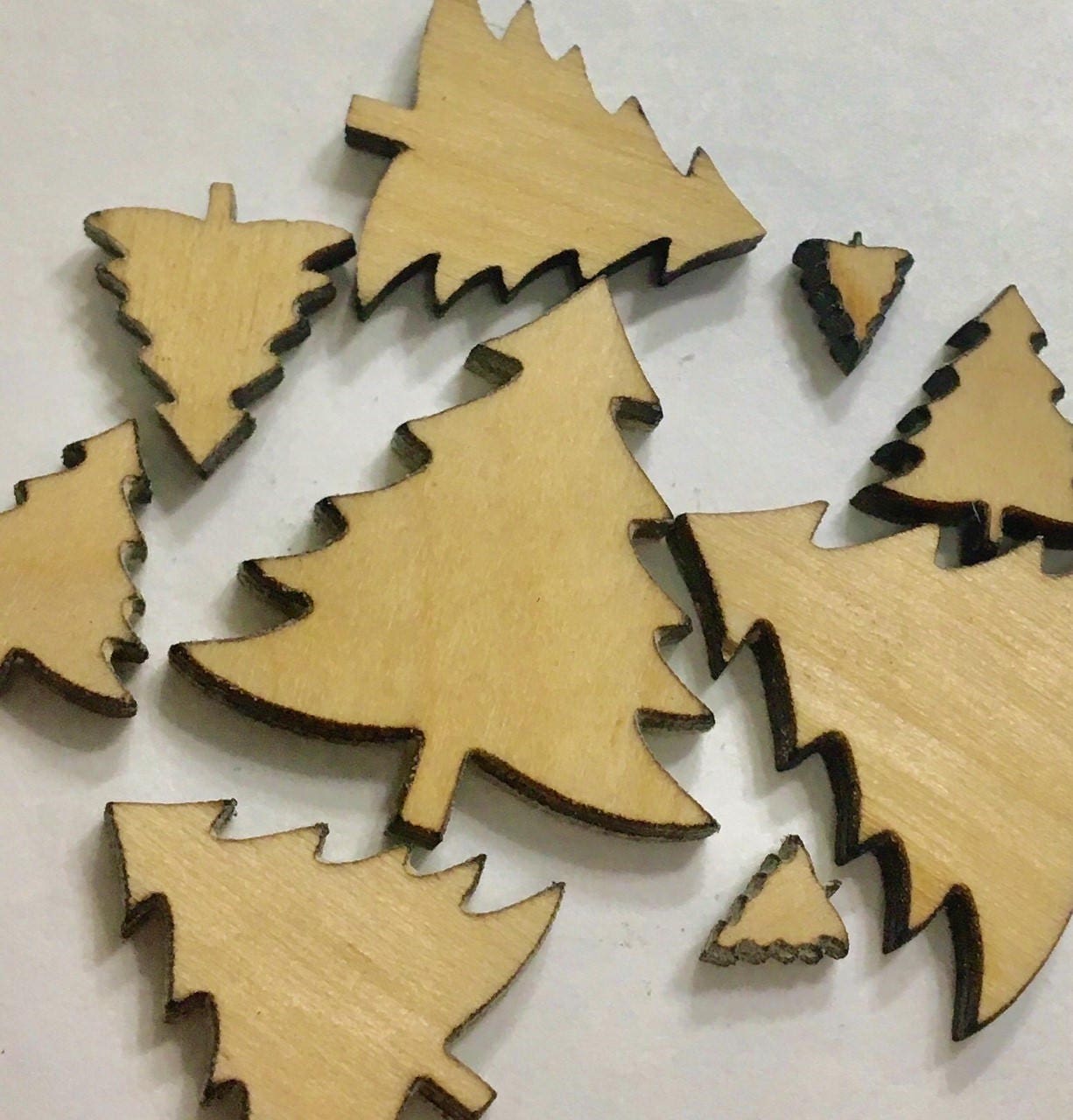 Small Christmas Tree Cutouts, Pinetree Cutout, Pine Tree Cutout ...
