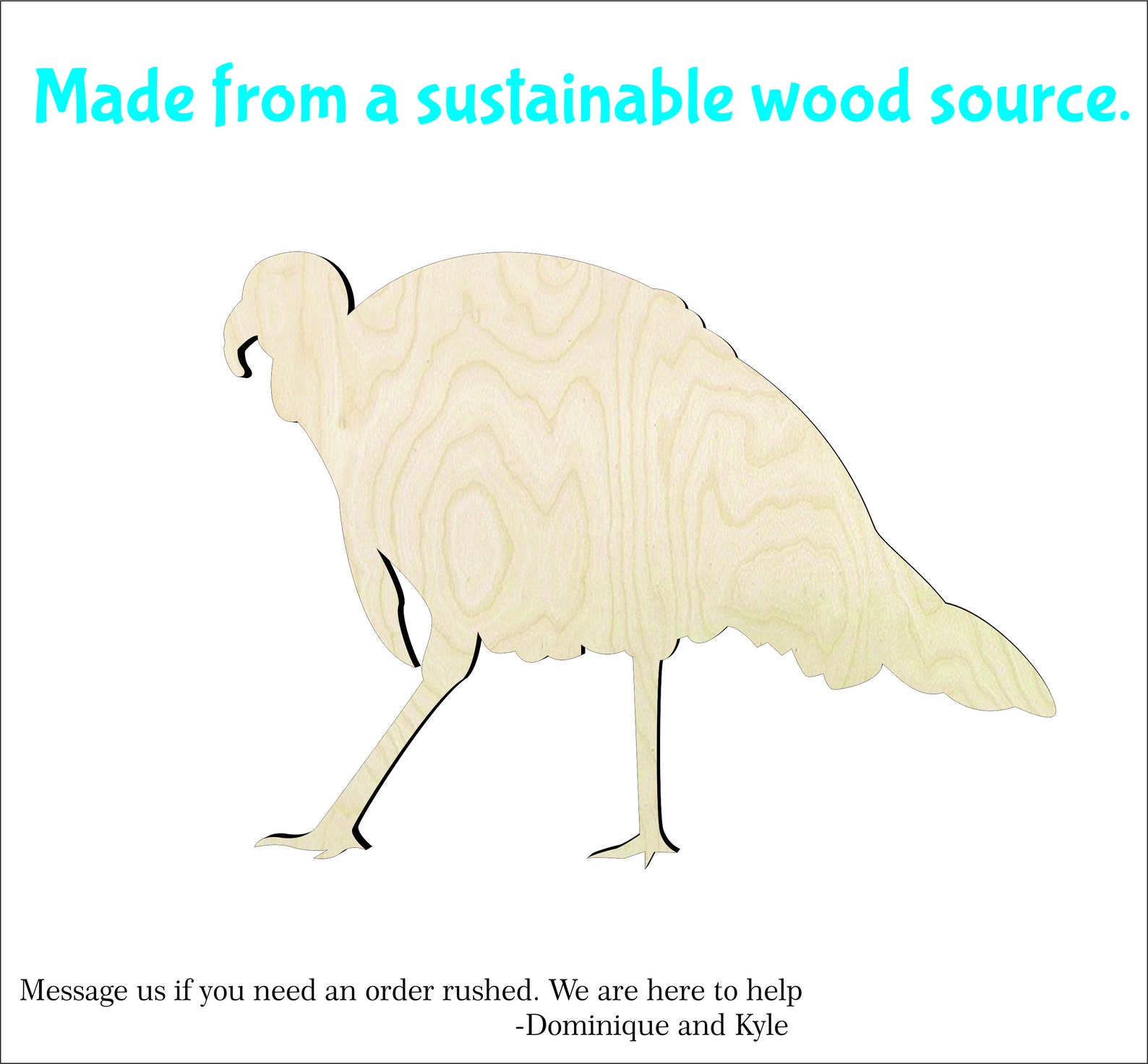 Turkey Wood multiple Sizes Cutout Craft Supply-sanded 5 - Etsy