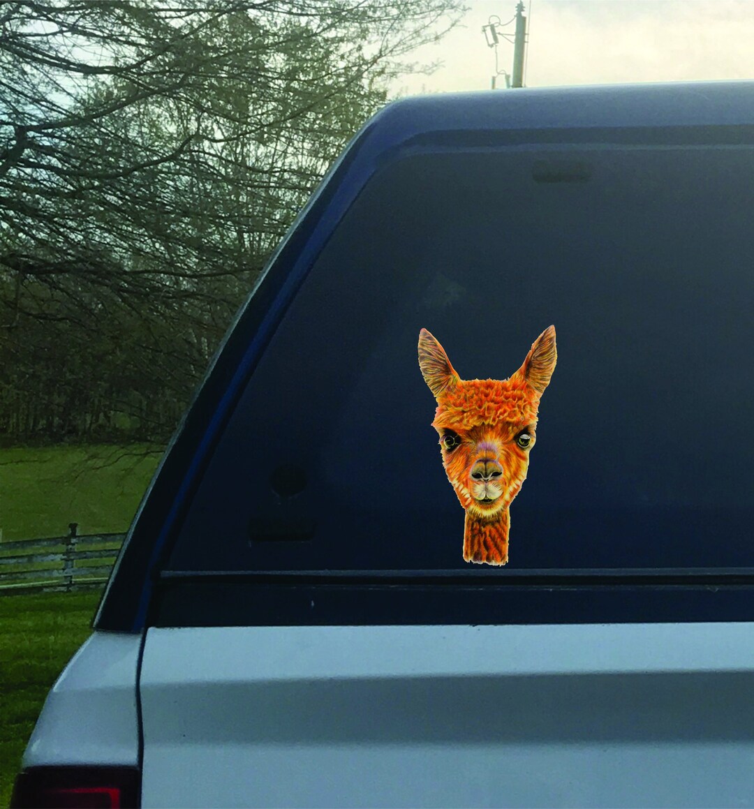 Alpaca Sticker, Alpaca Decal, Llama Decal, Llama Decal, Alpaca Sticker ...