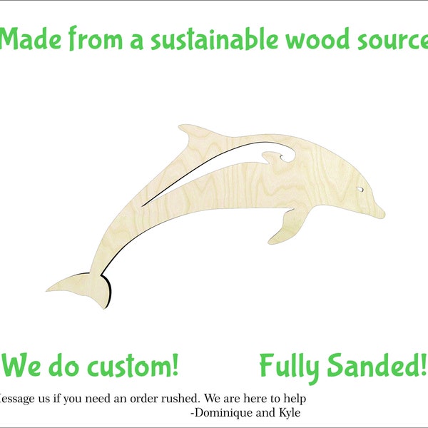 Dolphin Cutout - Etsy