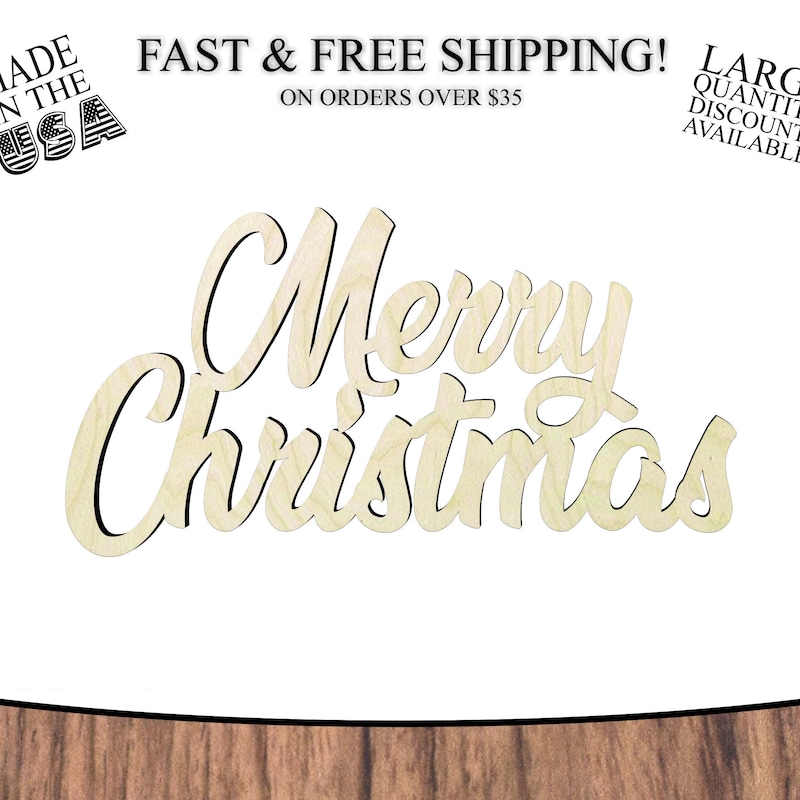 Wooden Christmas Wording - Etsy