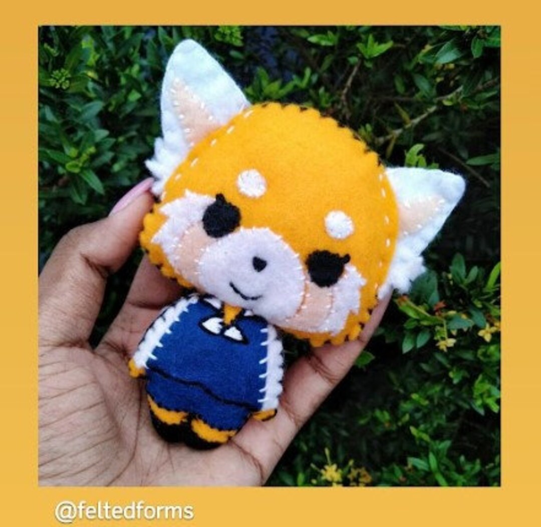 PDF Retsuko Inspired Felt Plush Toy/keychain Handmade Pattern - Etsy