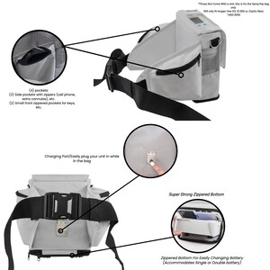 O2totes Hip/fanny Bag Compatible With the Inogen One G5 (I0-500) - Grey ...