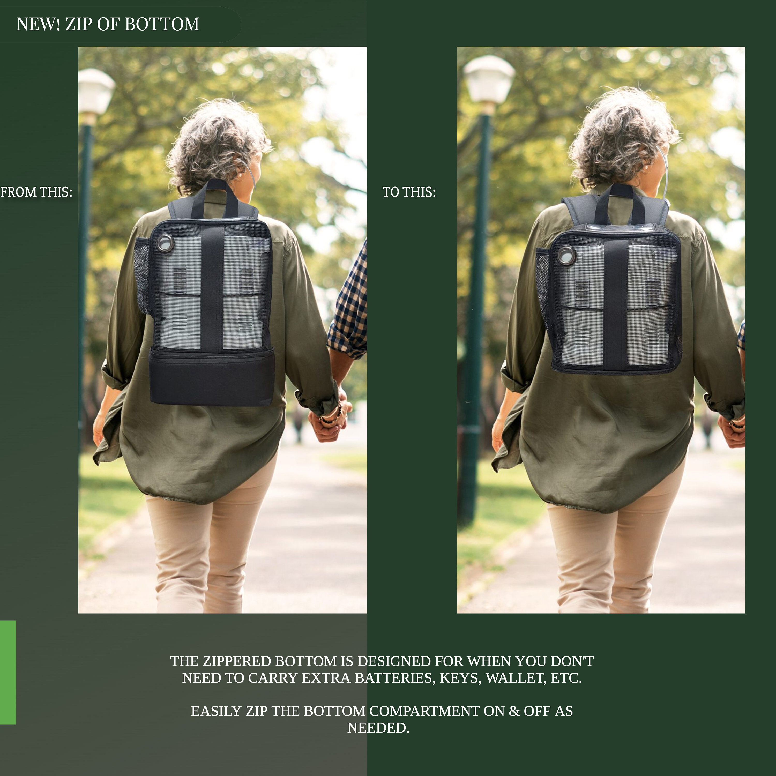 Portable Oxygen Concentrator Backpack Compatible With Inogen One G3 ...