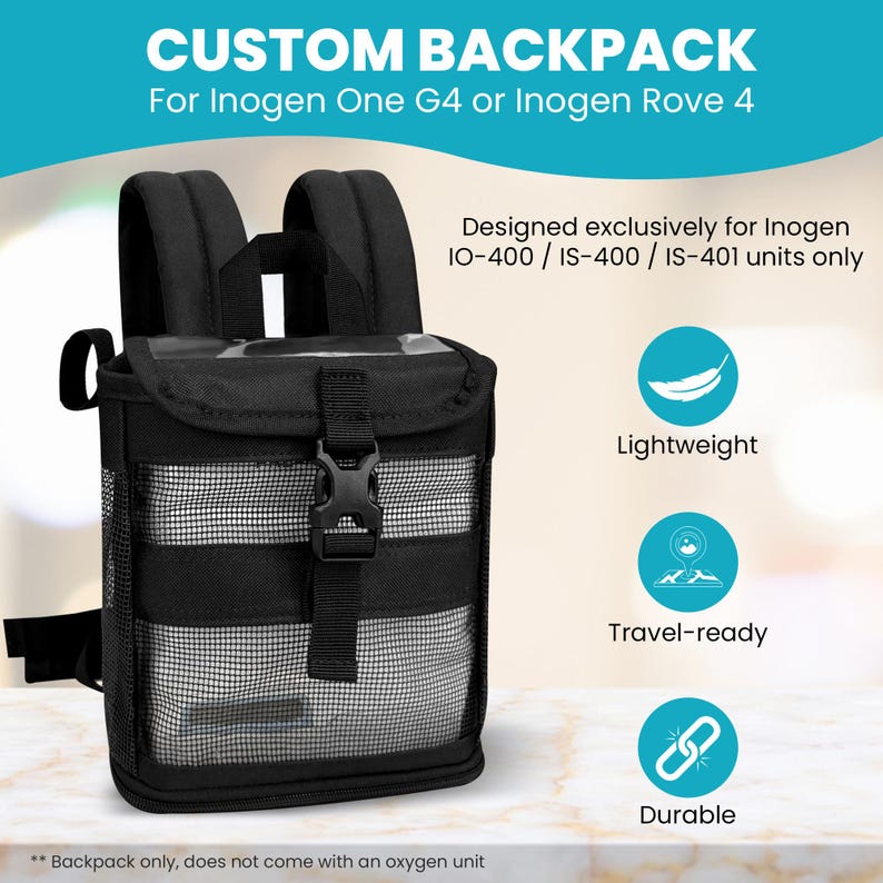 Inogen Rove 4 Backpack: Ultra Lightweight Portable Oxygen Concentrator ...