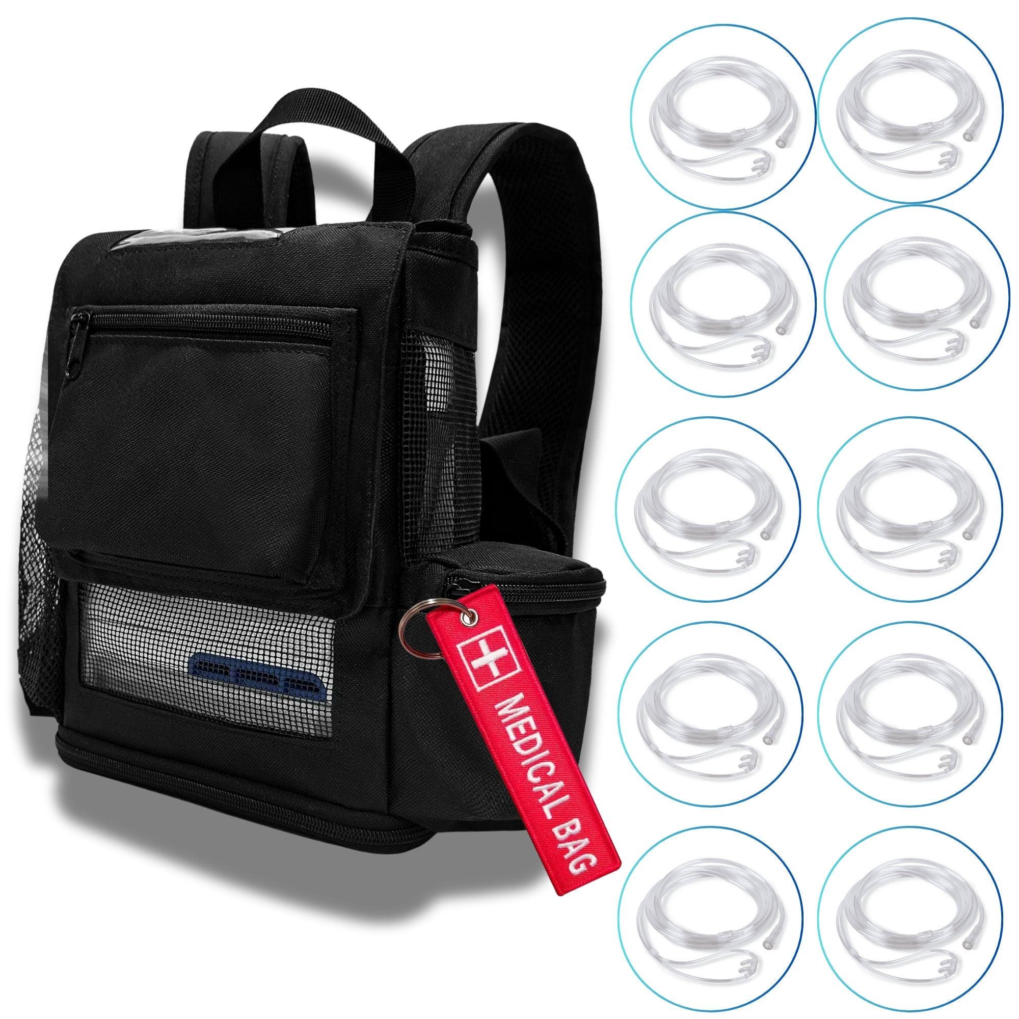 Inogen One G5 Backpack by O2totes With 10 (7FT) Nasal Cannulas (latex ...