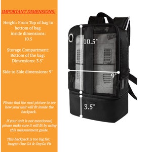 Portable Oxygen Concentrator Backpack Compatible With Inogen One G3 ...