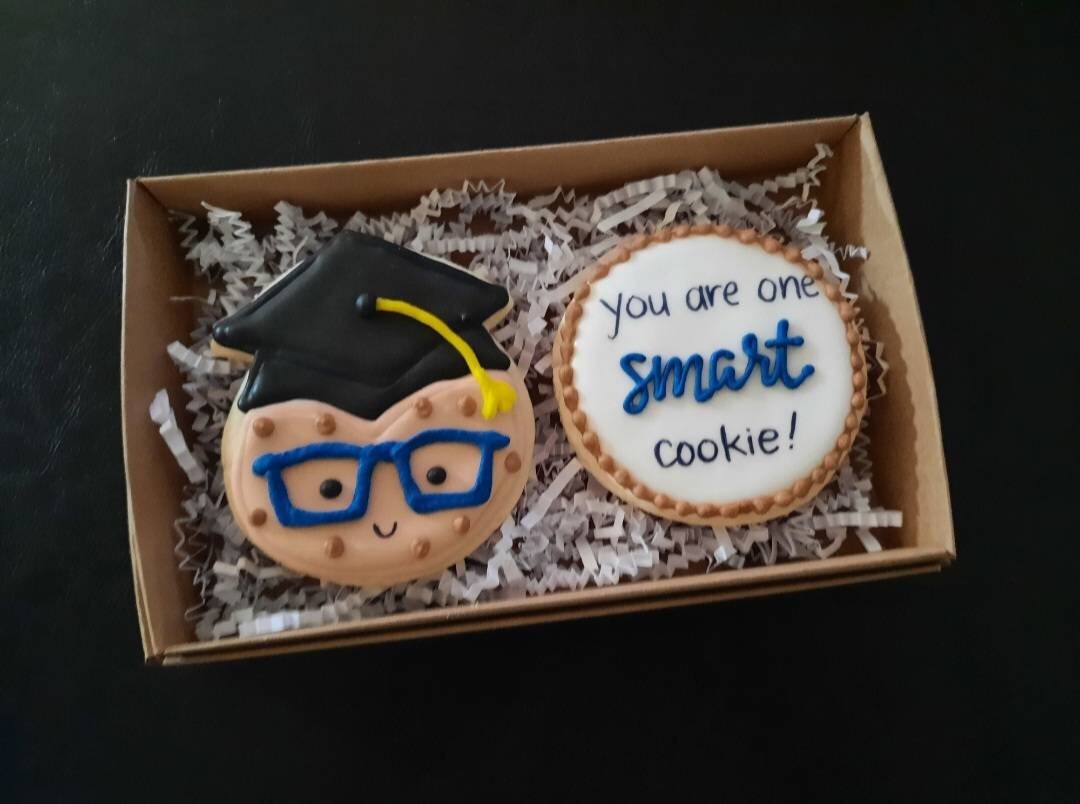 You Are One Smart Cookie Graduation Sugar Cookies - Etsy