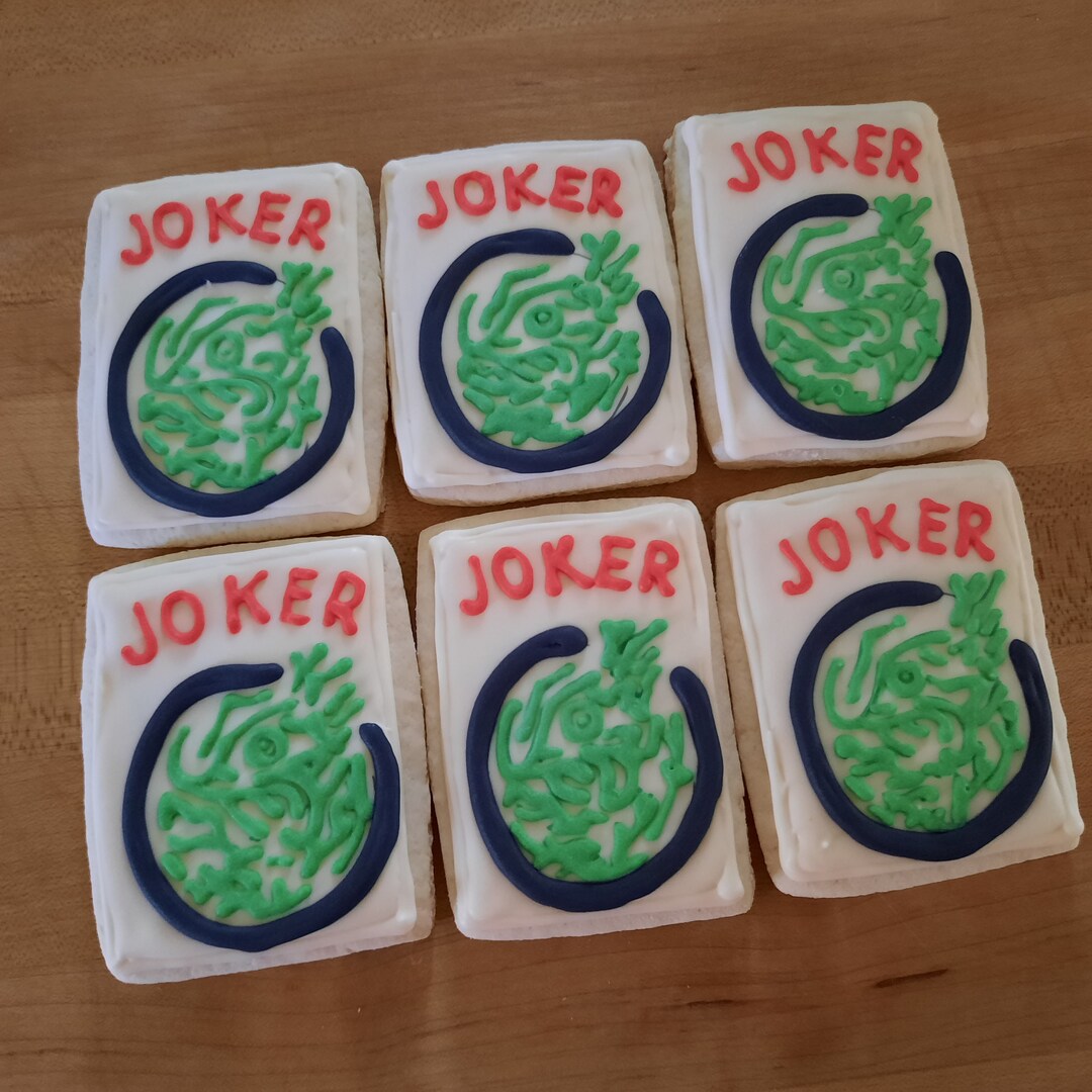 Mahjong Tile Joker Sugar Cookies - Etsy