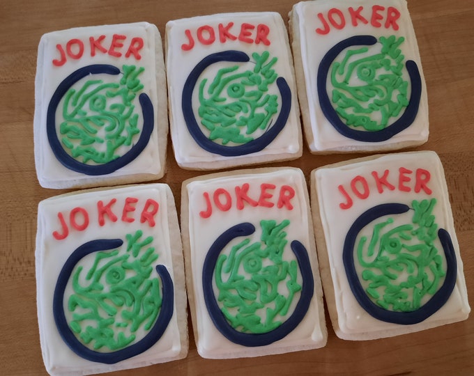 Mahjong Cookies One Dozen Mahjong Party Favors Mah Jong Decorated ...