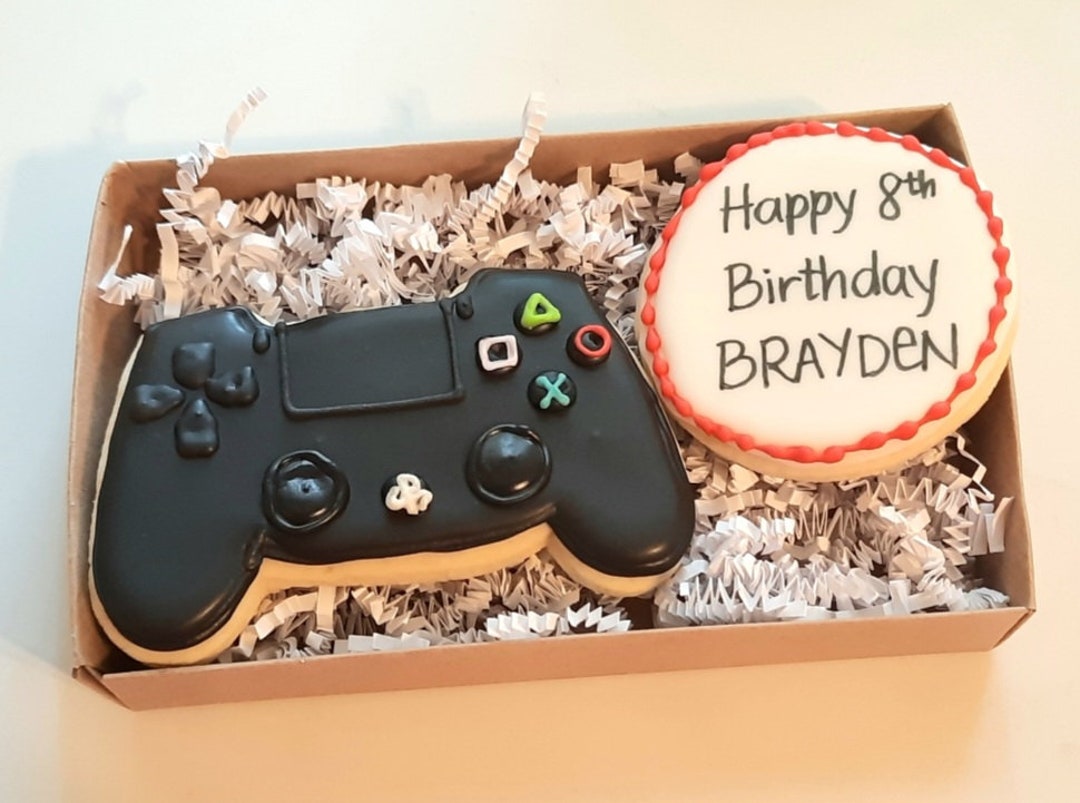Video Game Controller Xbox Playstation Nintendo Inspired Birthday Sugar ...