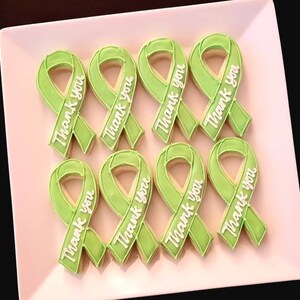 Breast Cancer Awareness Pink Ribbon Sugar Cookies - Etsy