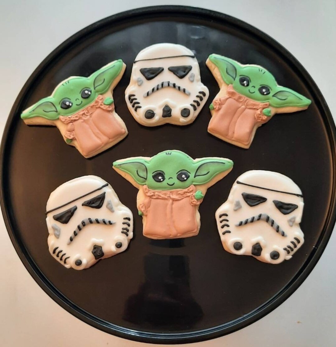 Yoda and Storm Trooper Inspired Sugar Cookies - Etsy