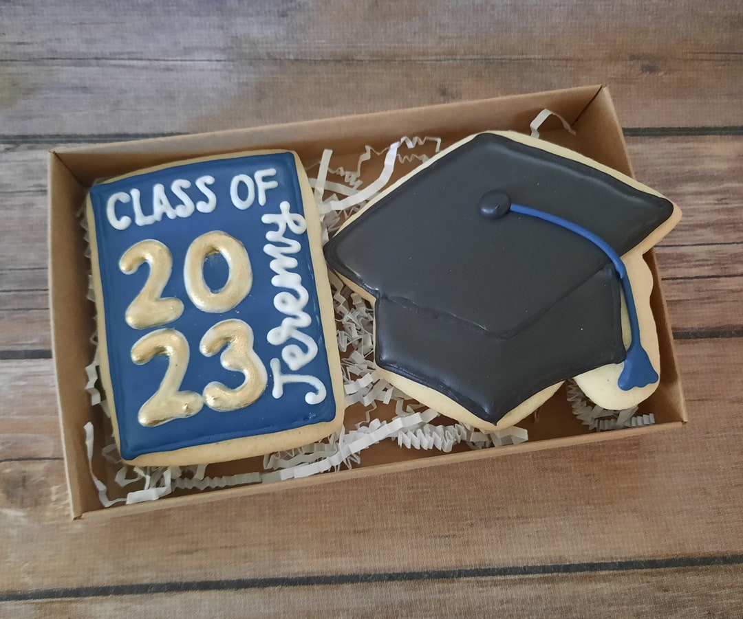 Class of 2024 Graduation Cap Personalized Sugar Cookies - Etsy