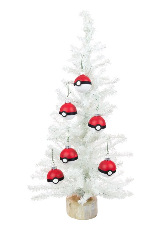Pokeball Inspired Christmas Ornaments - Etsy