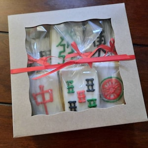 Set of 6 Mahjong Tile Sugar Cookies - Etsy