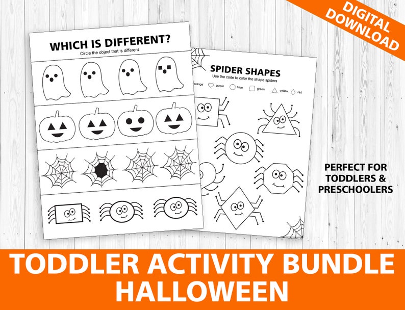 Halloween Activity Printable Preschool Printable Activity Halloween ...