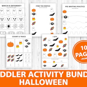 Halloween Activity Printable Preschool Printable Activity Halloween ...