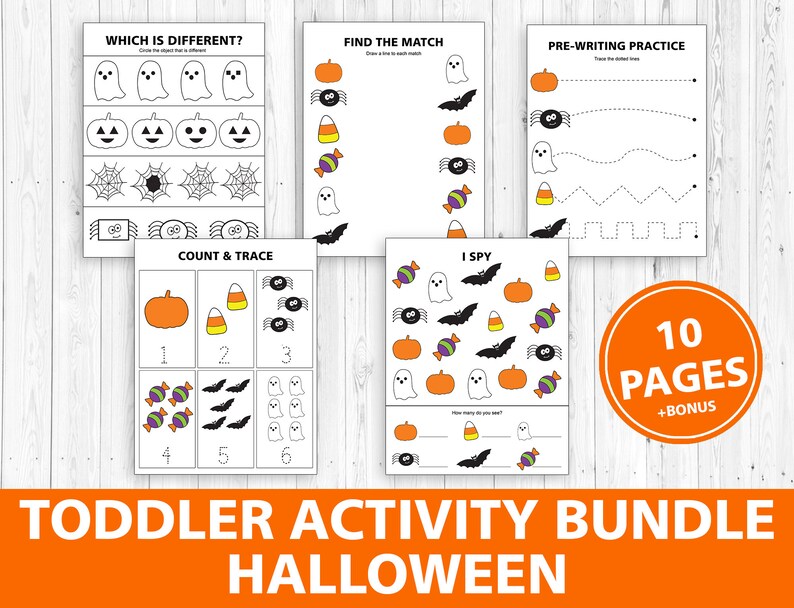 Halloween Activity Printable Preschool Printable Activity Halloween ...