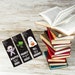 Printable Halloween Bookmarks: Monster Set of 8 (PDF) - Etsy