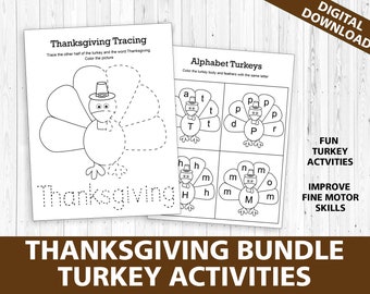 Tracing Preschool Worksheets Handwriting Printable Bundle - Etsy