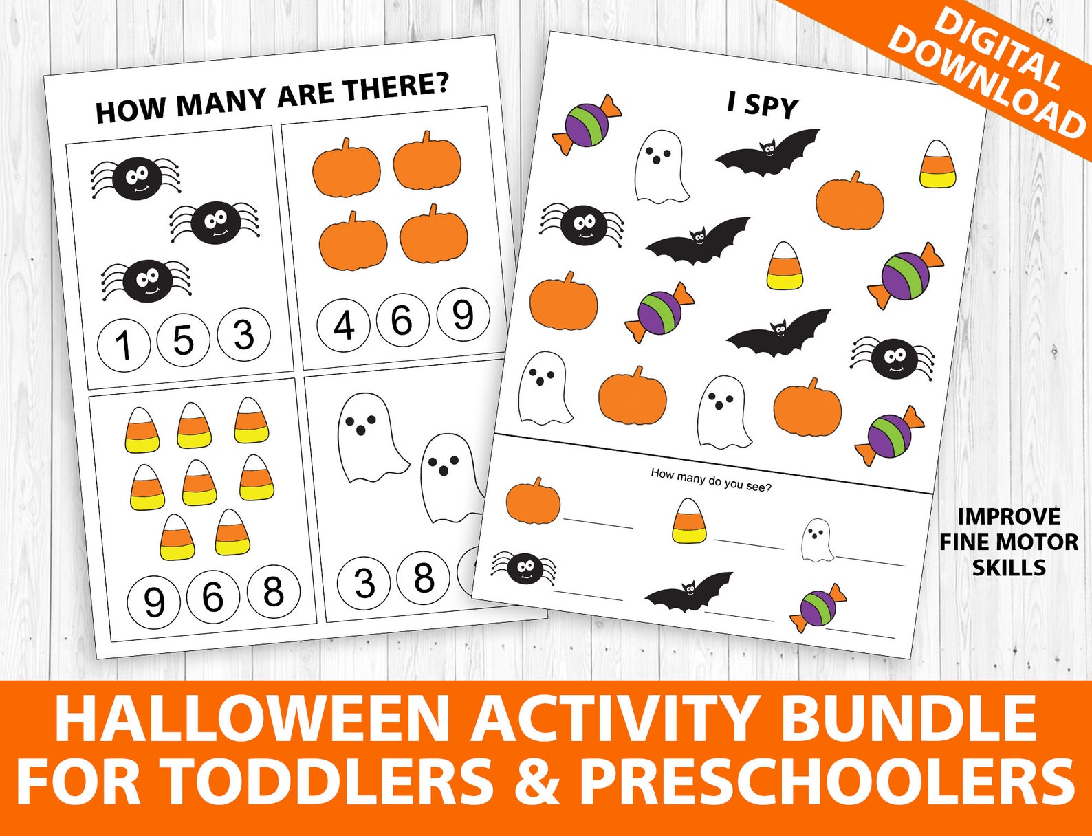 Halloween Activity Printable Preschool Printable Activity Halloween ...