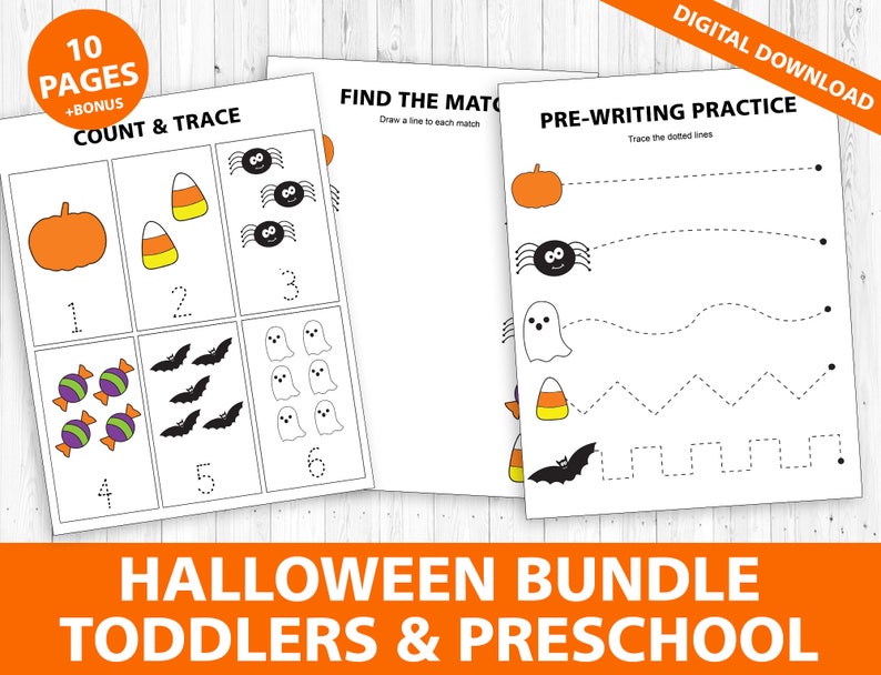 Halloween Activity Printable Preschool Printable Activity Halloween ...