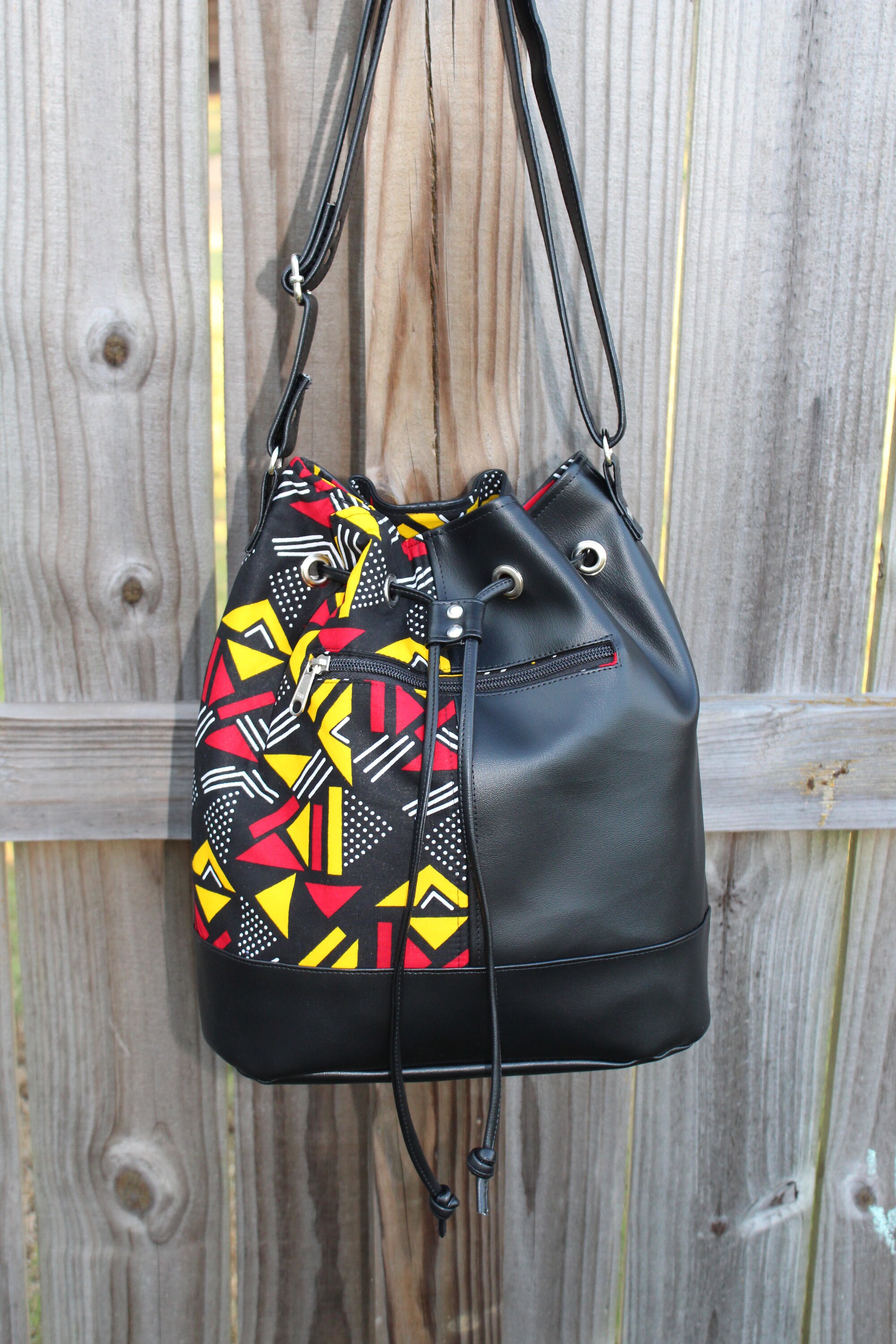 Bucket Bag Drawstring Bag African Print Drawstring Bag | Etsy