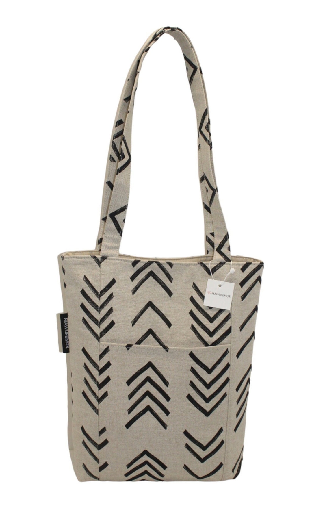 Canvas Tote Bag Project Bag Shoulder Bag For Women Handmade Tote With Pockets Canvas Bag