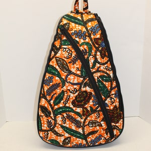 Unisex Sling Bag, Backpack, African Print Backpack, Ankara Sling Bag ...