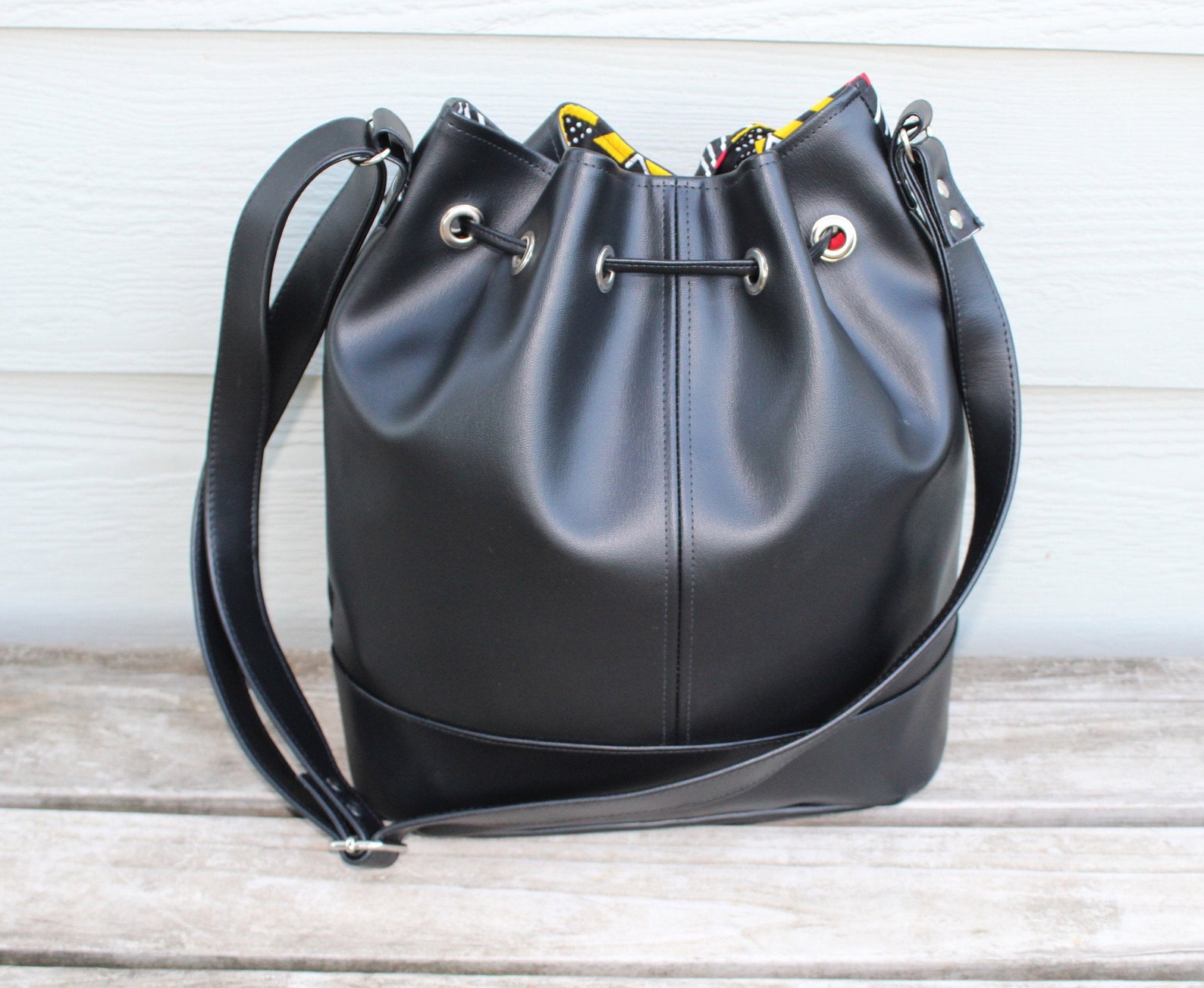 Bucket Bag Drawstring Bag African Print Drawstring Bag - Etsy