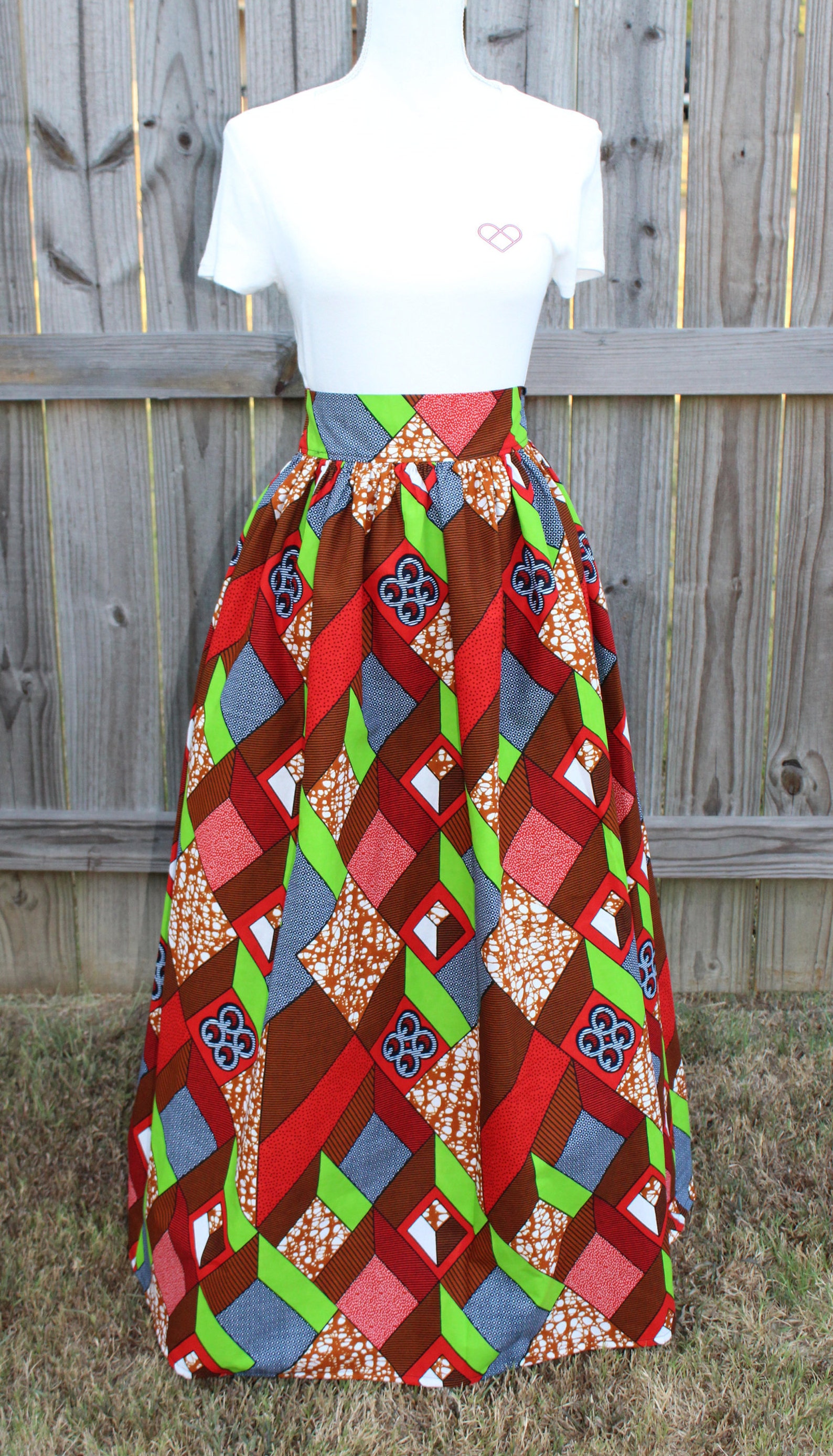 African Print Fabric Custom Made Skirts With Pockets and Lined - Etsy
