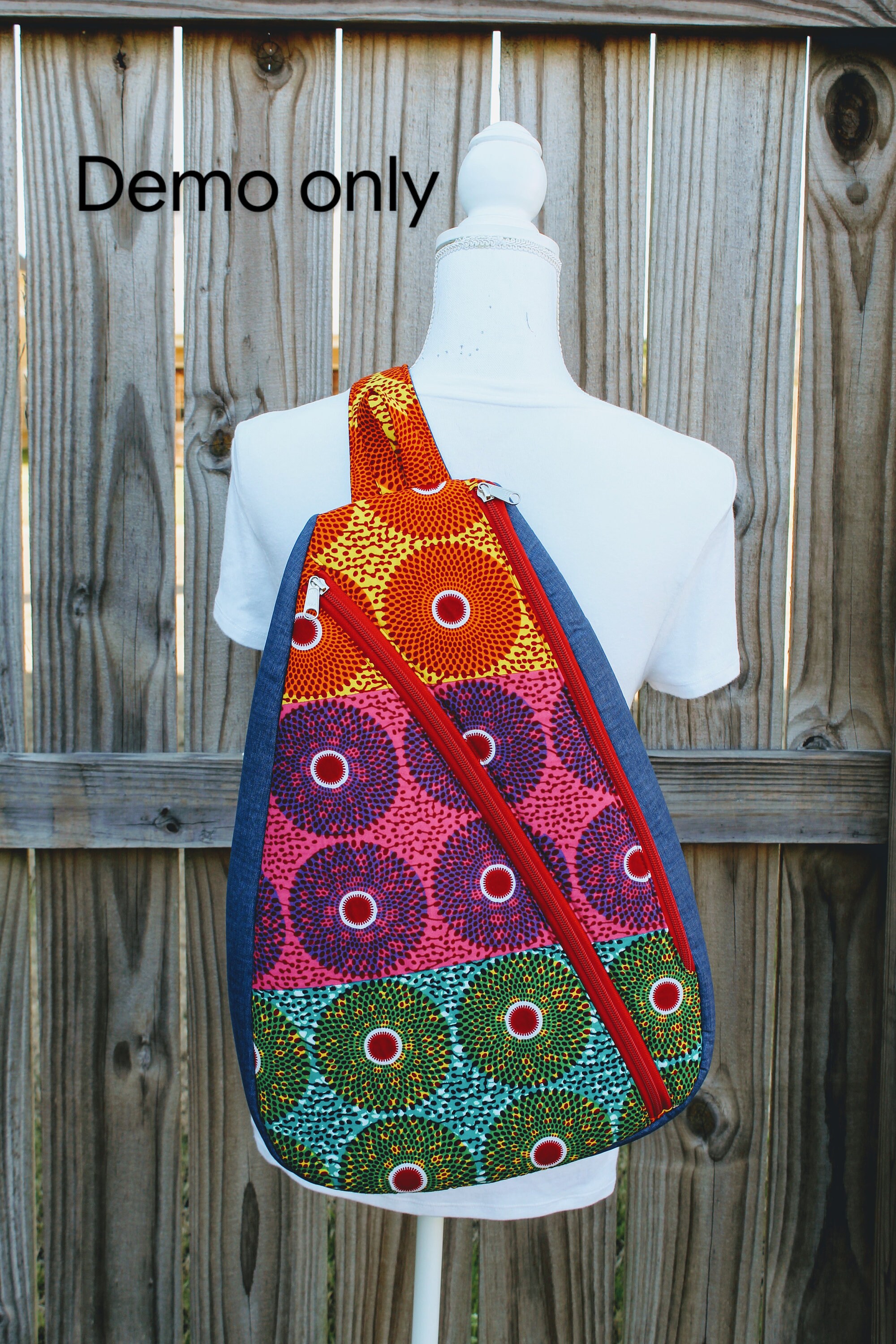 African fabric Backpack Unisex Sling Backpack African Print | Etsy