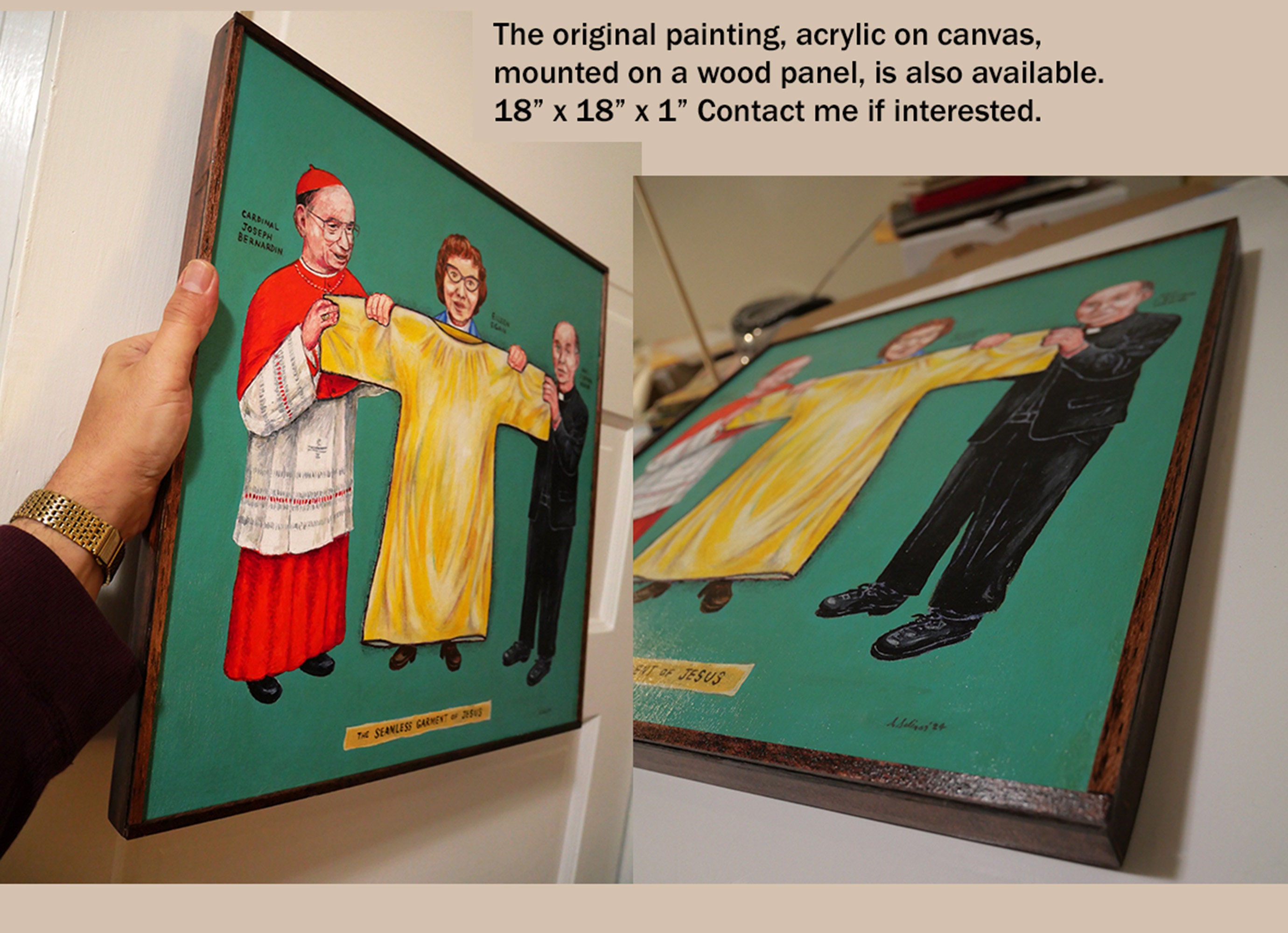 The Seamless Garment of Jesus Giclée Print - Etsy