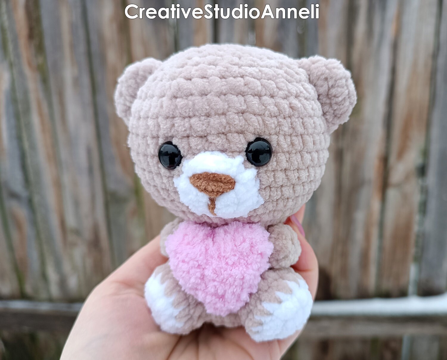 Crochet Bear Plushie/ Bear Plush Toy/ Amigurumi Bear/ Animal - Etsy