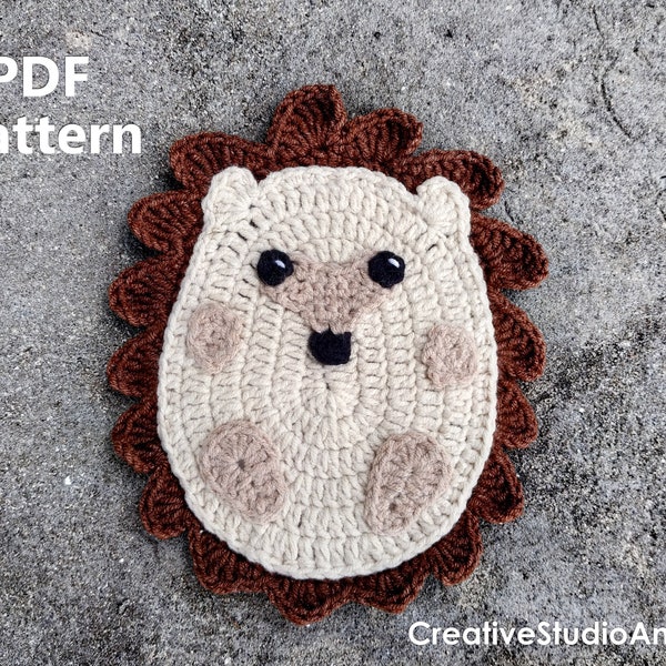 Hedgehog Applique - Etsy