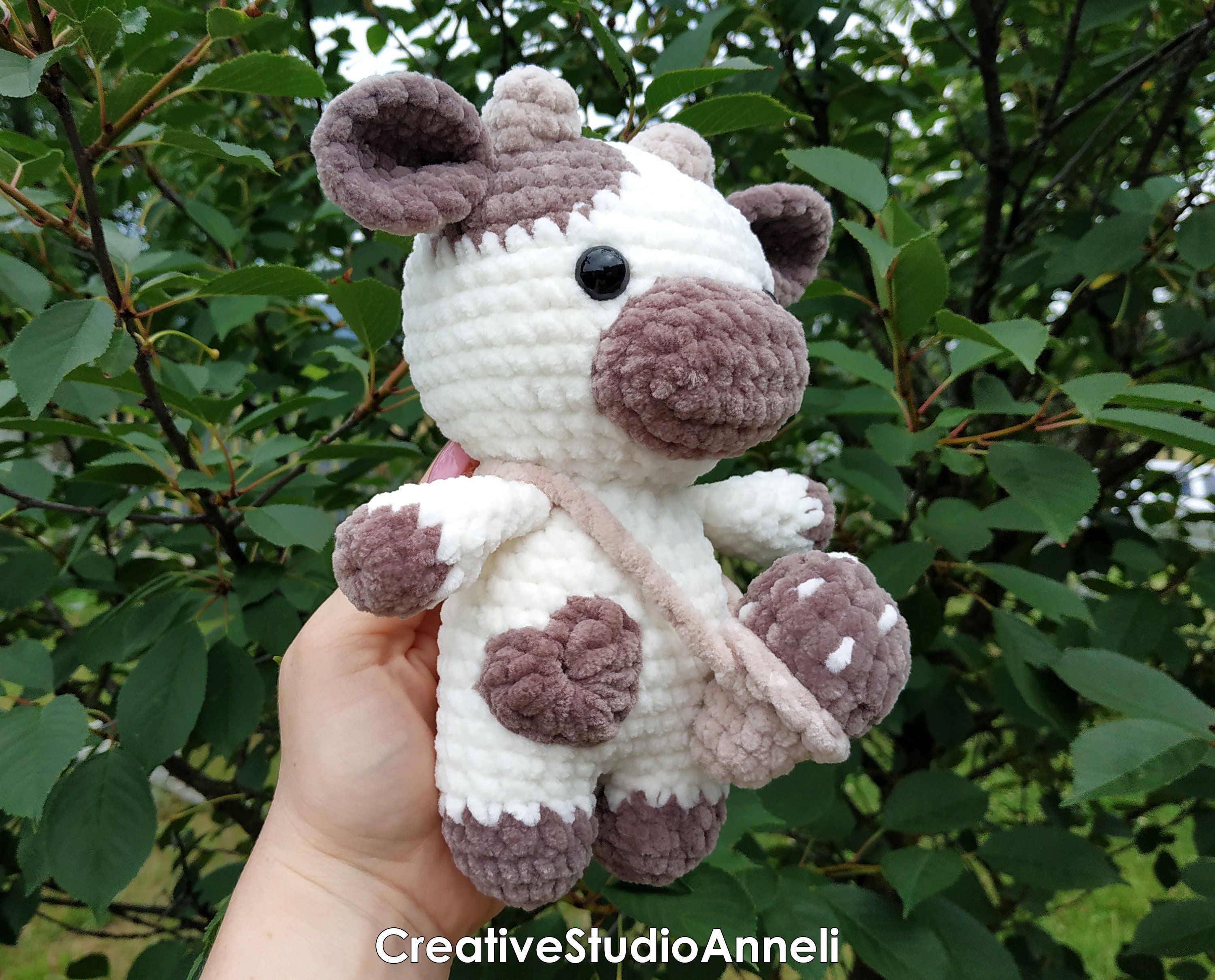 Crochet Cow Plushie/ Cookie Cow/ Brown Cow Plushie/ Crochet - Etsy