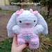 Crochet Fluffy Bunny Plushie/ Cutie Rabbit Plush/ Amigurumi/ - Etsy