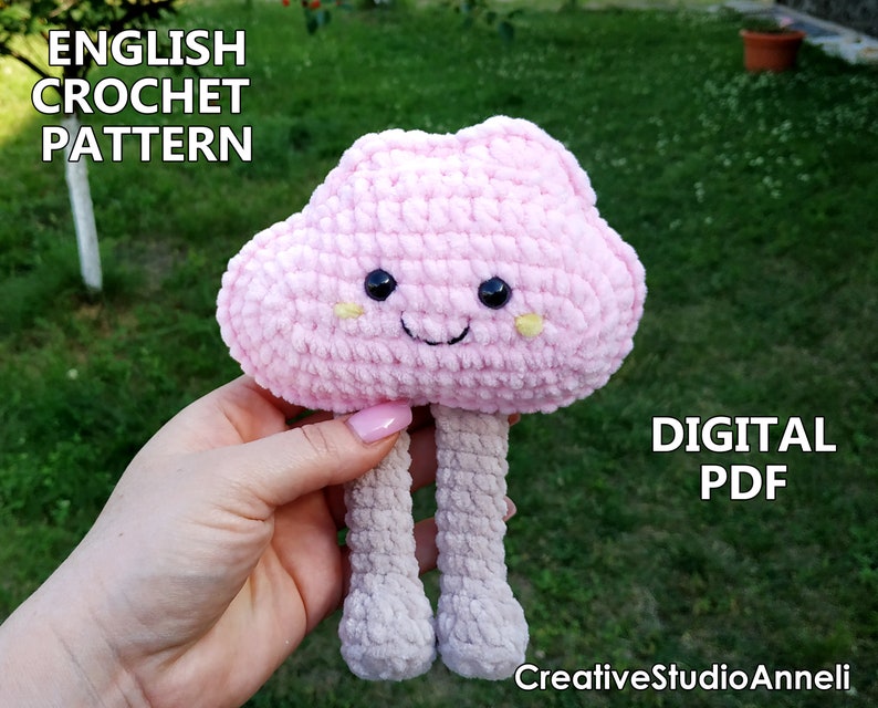 Crochet Cloud Plushie PATTERN/ Amigurumi Cloud Pattern/ Pdf - Etsy