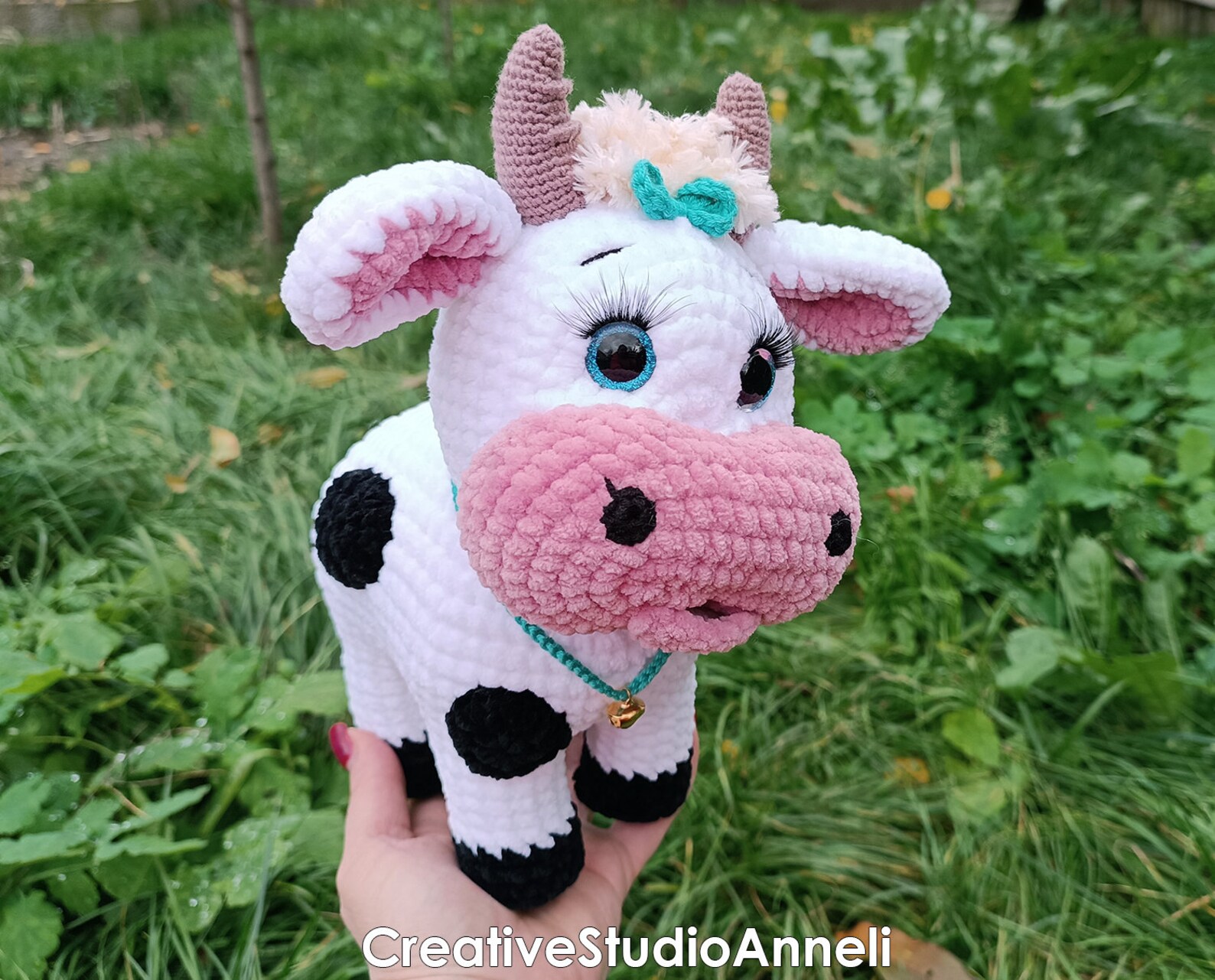 Big Crochet Cow Plushie/ Custom Cow Plushie/ Crochet Cow Toy/ - Etsy