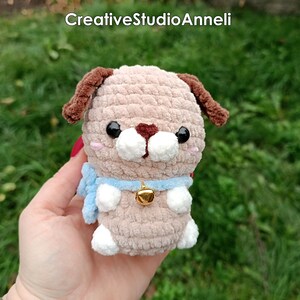 Crochet Baby Animals Plushie/ Baby Puppy/ Amigurumi Dog/ Mini/ Pocket ...