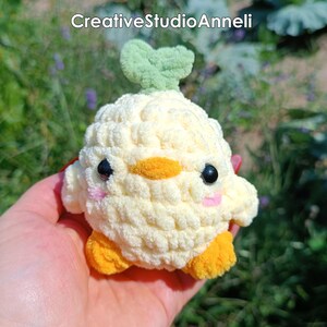 Crochet Mini Chick Plushie: Handmade Amigurumi Toy - Etsy