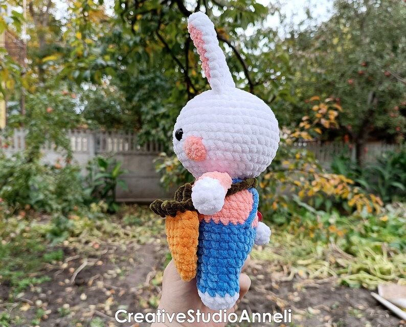 Crochet Bunny Plushie/ Amigurumi Rabbit/ Plush Toy/baby Toy/ - Etsy