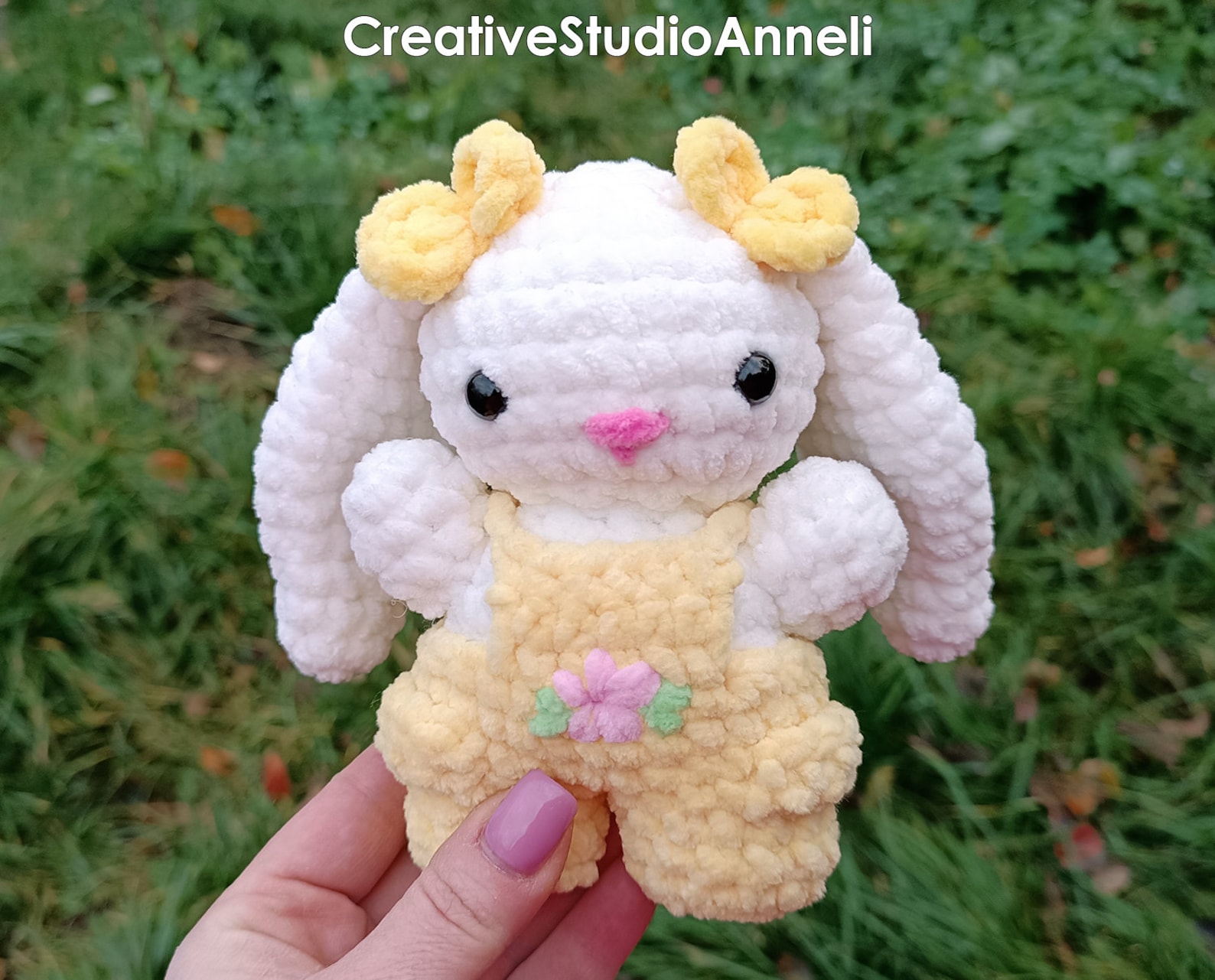 Crochet Bunny Plushie/ Cutie Rabbit Plush/ Amigurumi Bunny/ - Etsy