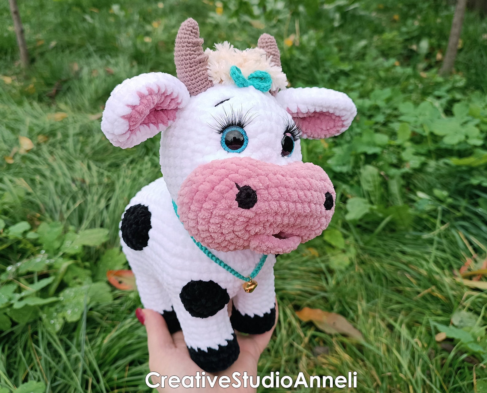 Big Crochet Cow Plushie/ Custom Cow Plushie/ Crochet Cow Toy/ - Etsy