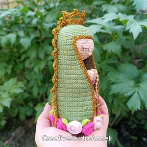 Blessed Virgin Mary Crochet Amigurumi/ Virgin Mary Amigurumi Doll ...